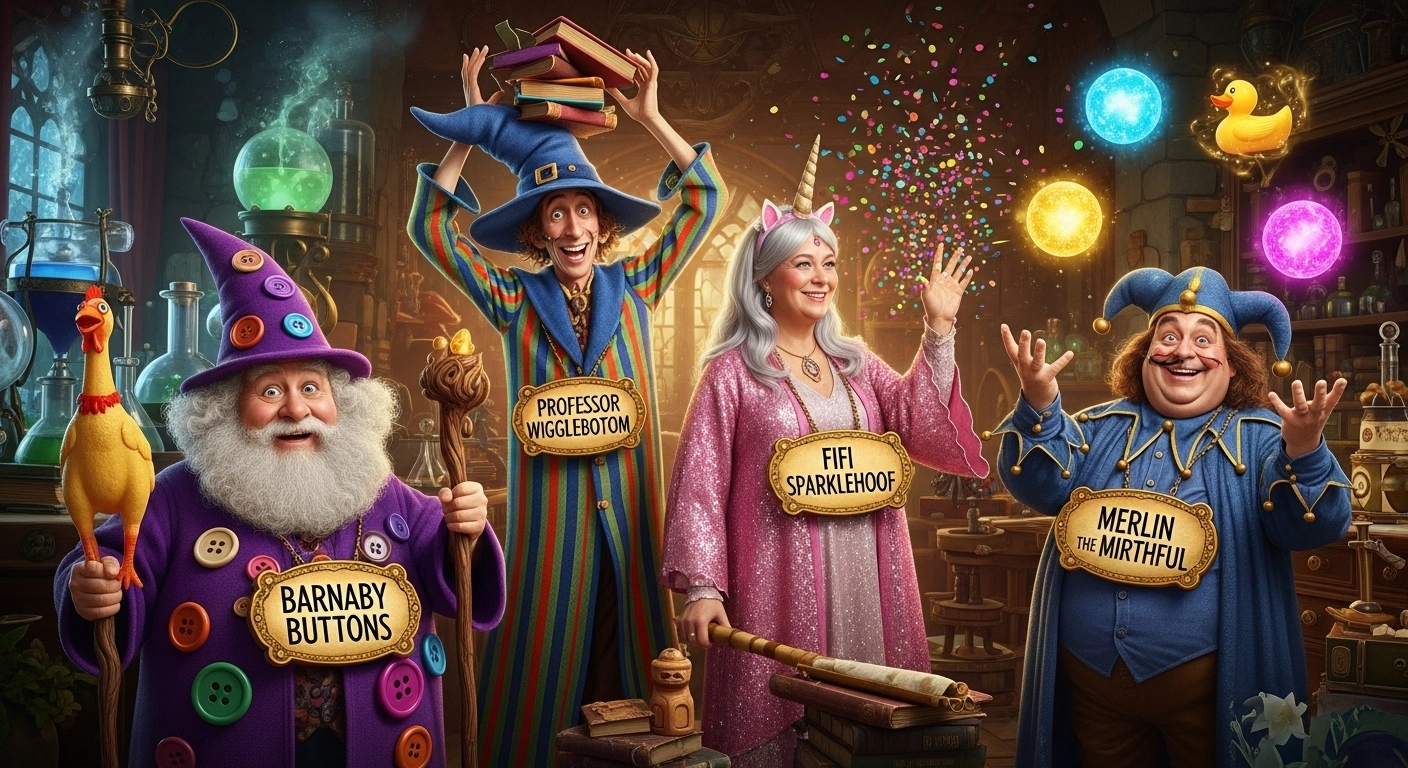🧙 260+ Epic Funny Wizard Names That Will Dominate 2026