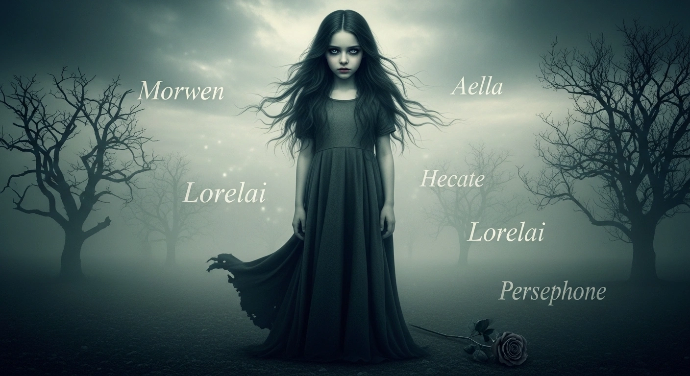⚰️ 202+ Girl Names That Mean Death, Night, and Shadow Energy 2026